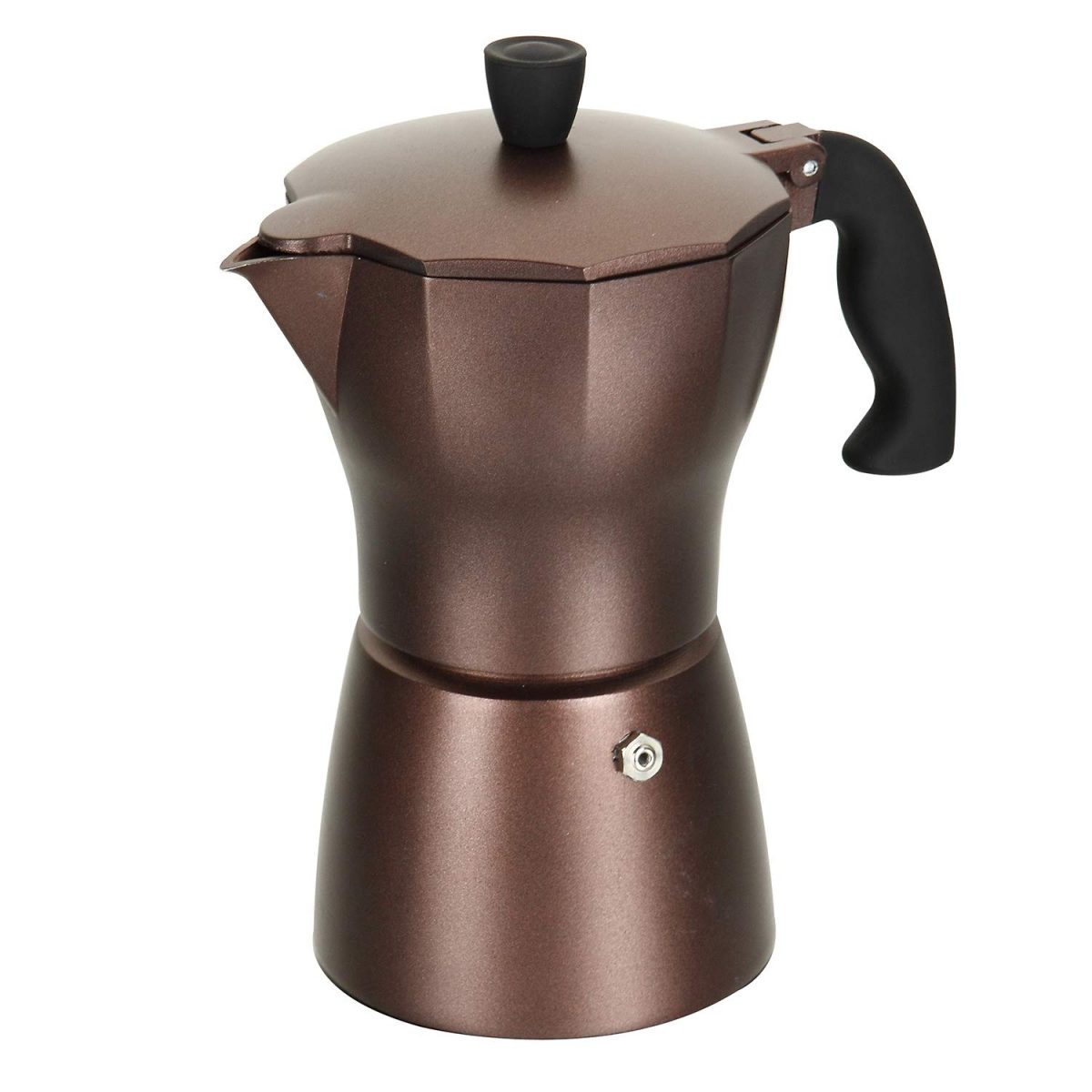 Cafetière Italienne ALUMINIUM coloris Brown Moka 6 Tasses + 2 tasses ...